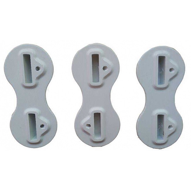 Fusion Fin Plug Set with 6 fin screws