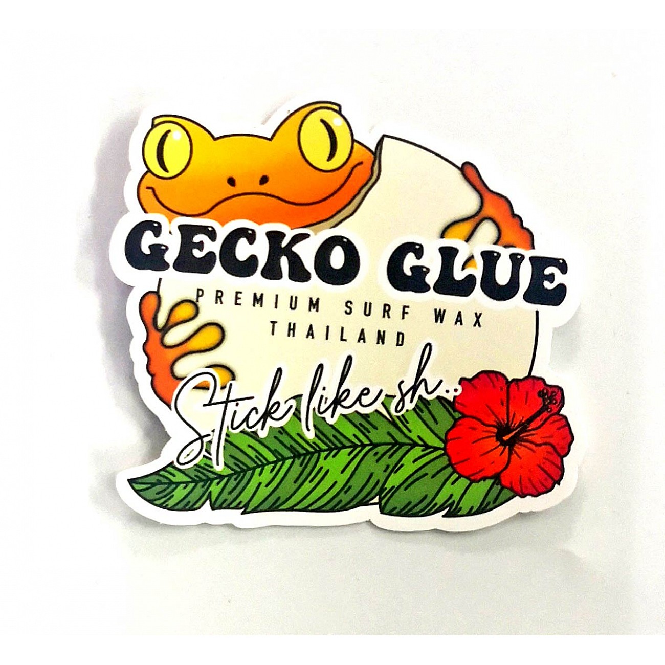 Gecko Glue Surf Wax Sticker