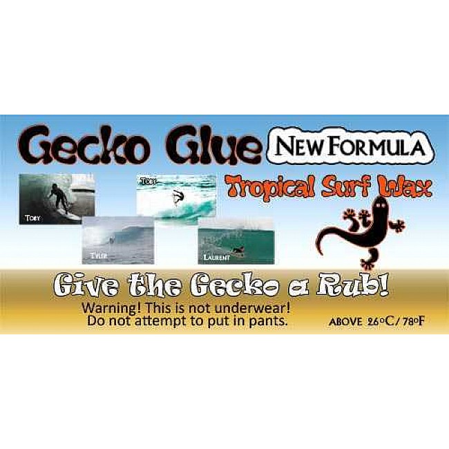 Gecko Glue Surf Wax-Tropical
