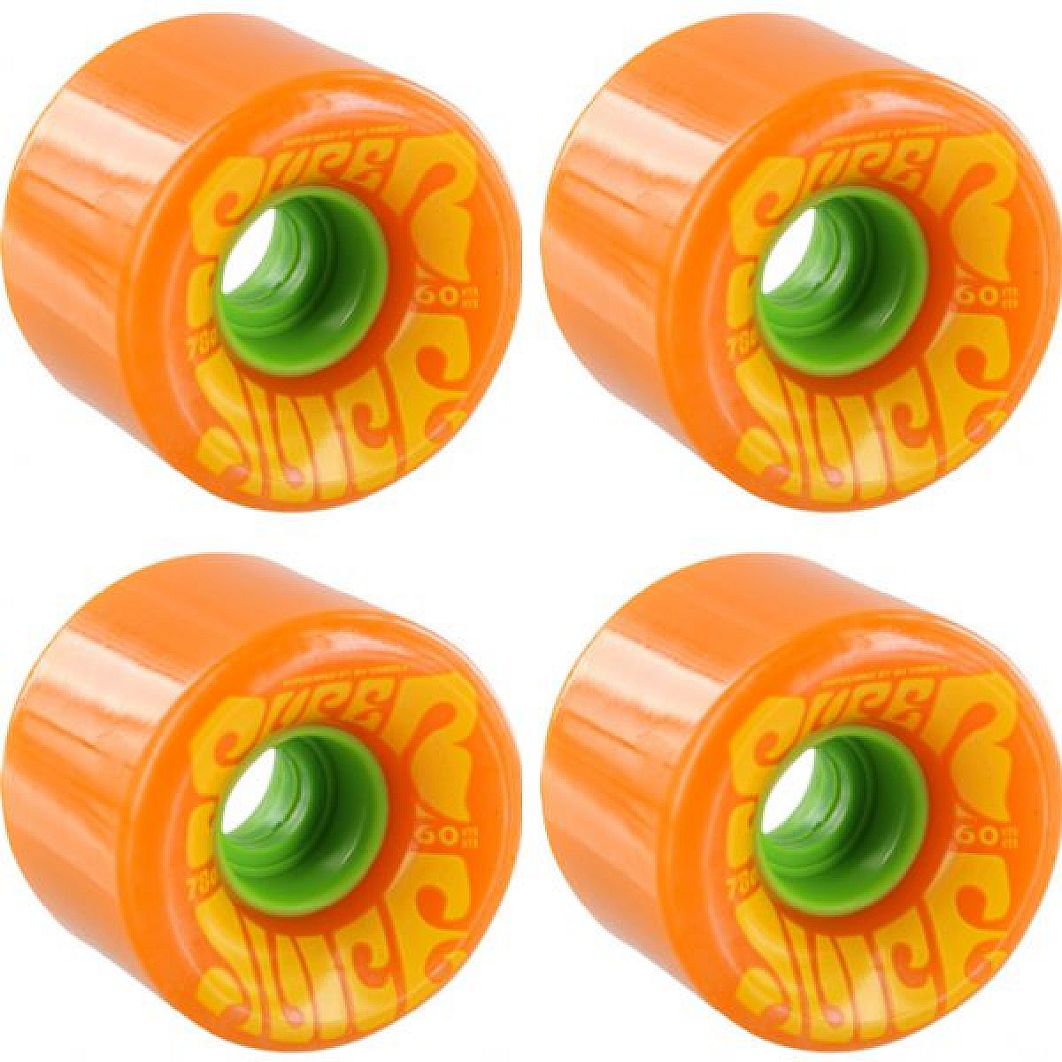 OJ Wheels Super Juice Citrus Skateboard Wheels - 60mm 78a